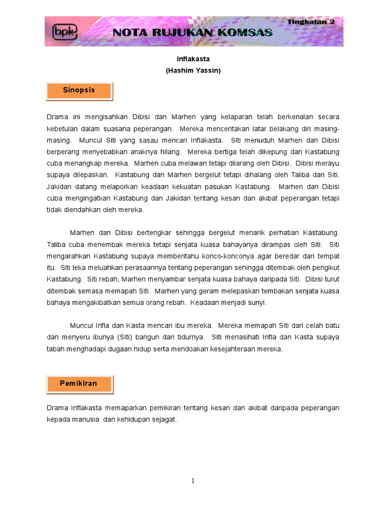 KOMSAS Tingkatan 2 | PDF