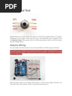 BNO055 Orientation Sensor Guide | PDF | Arduino | Computer Science