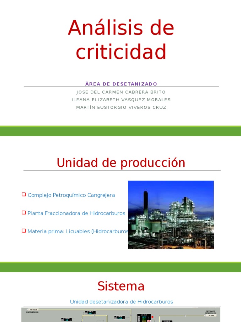 Análisis De Criticidad Pdf