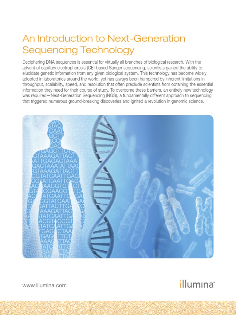 Introduction To Next Generation Sequencing Technology Pdf Dna