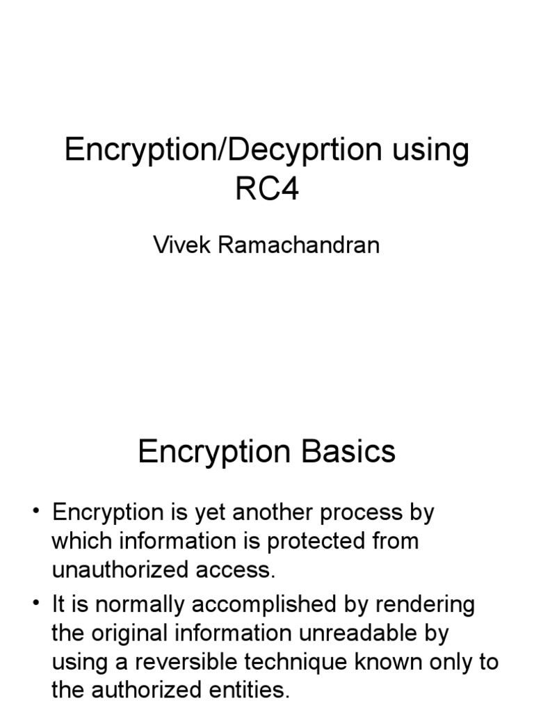RC4 Encryption & Decryption Guide | PDF | Digital Rights | Information Technology Management