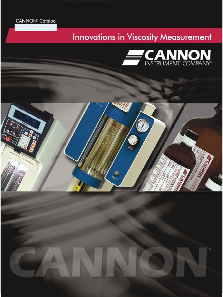 Cannon | PDF | Viscosity | Motor Oil