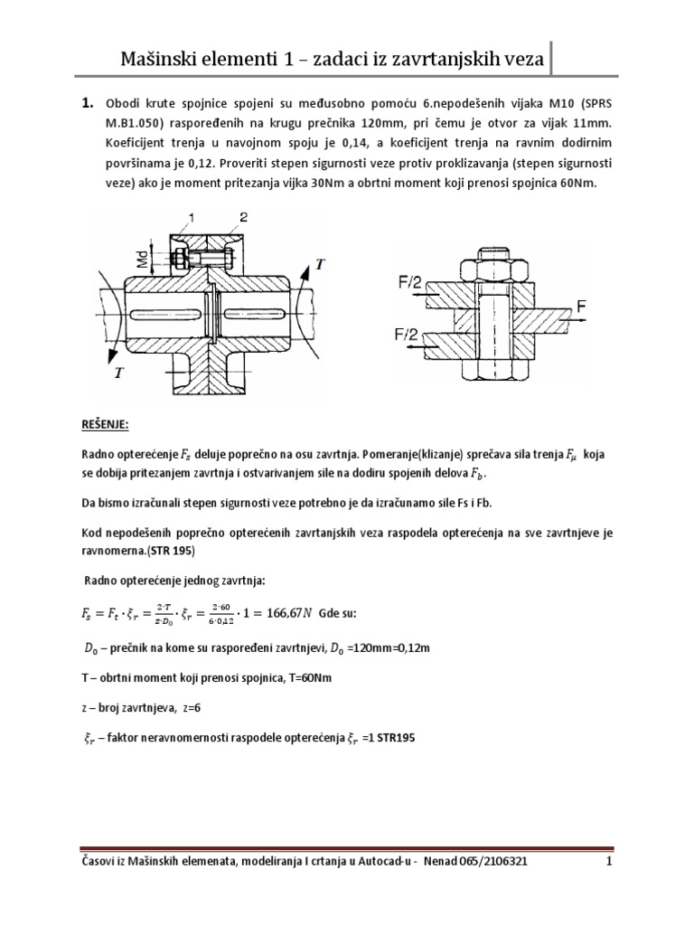 Zavrtanjske Veze | PDF