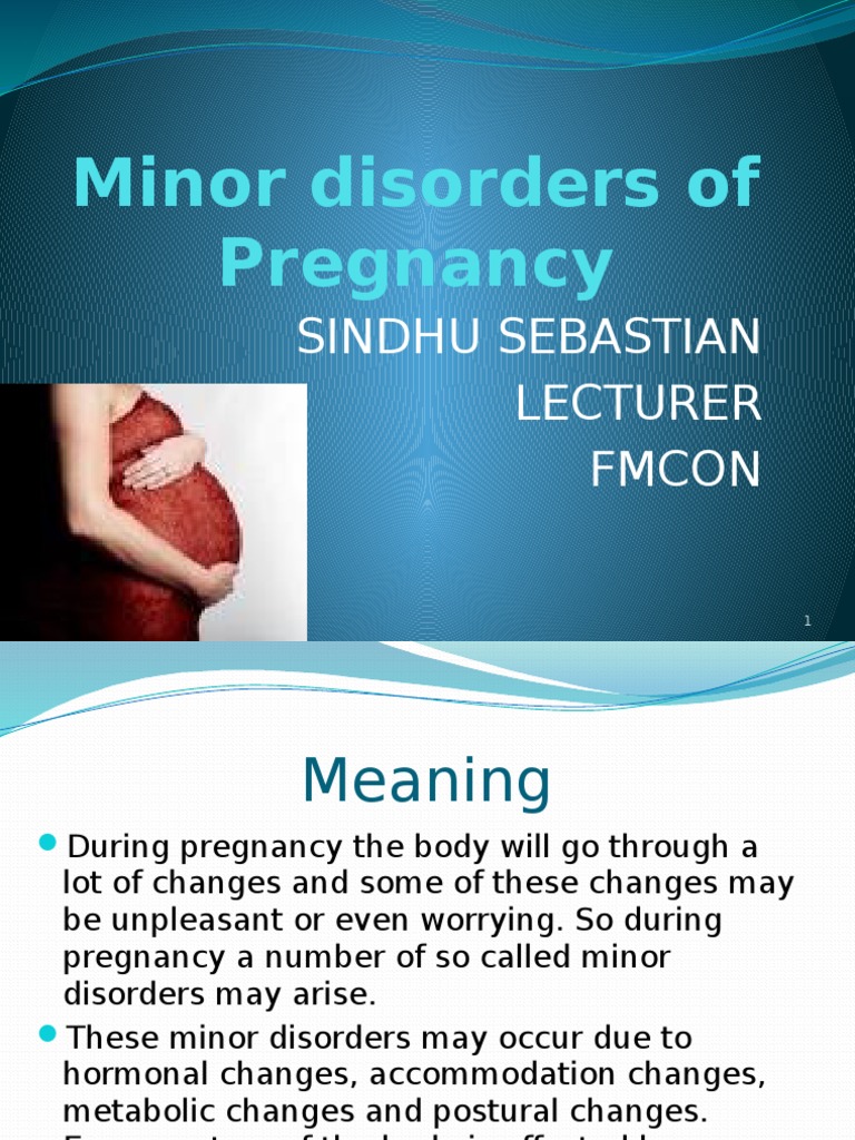 Minor Disorders of Pregnancy for 3rd Bsc 2014 | Constipation | Pregnancy