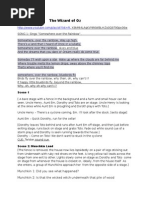 The Wizard of Oz Play Script by EliteA22UHO | PDF | Scarecrow (Oz ...