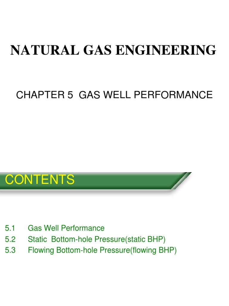 Gas Well Performance and Pressure Analysis | PDF | Pressure | Gases