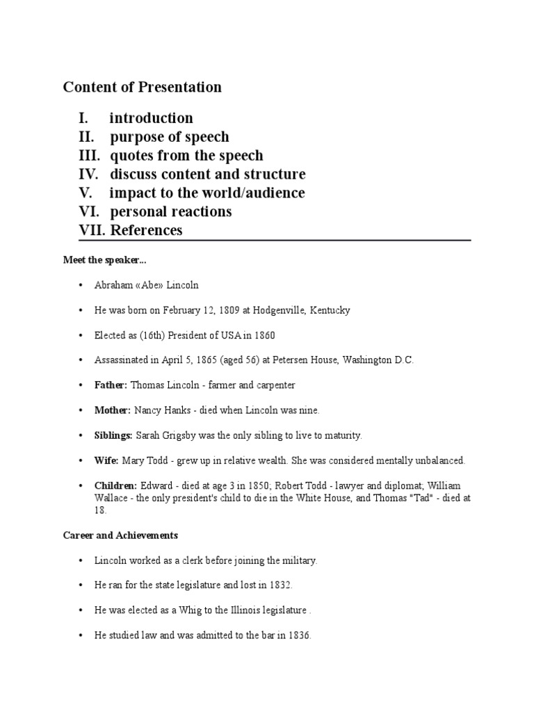 Gettysburg Address Analysis | Download Free PDF | Abraham Lincoln | Liberty