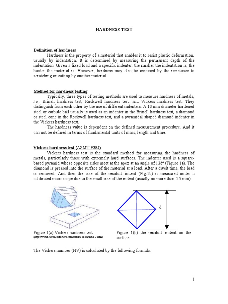 Hardness Theory | PDF | Hardness | Mechanics