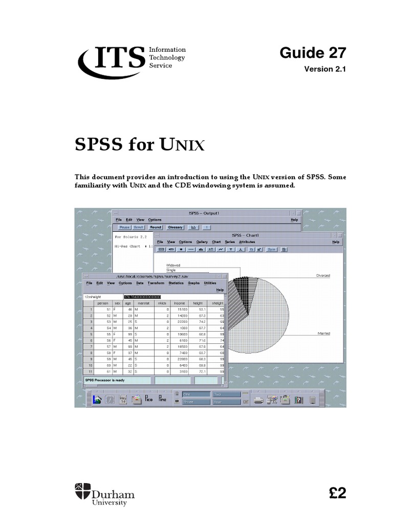 Spss For U: Guide 27 | PDF | Spss | Command Line Interface