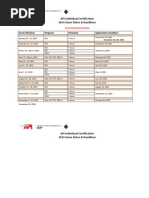 API 2025 Exam Schedule Overview | PDF | Travel