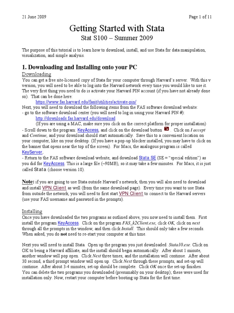 Getting Started With Stata Pdf Comma Separated Values Microsoft Excel 8908