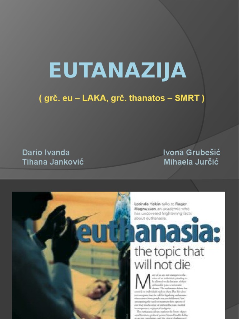 Eutanazija | PDF