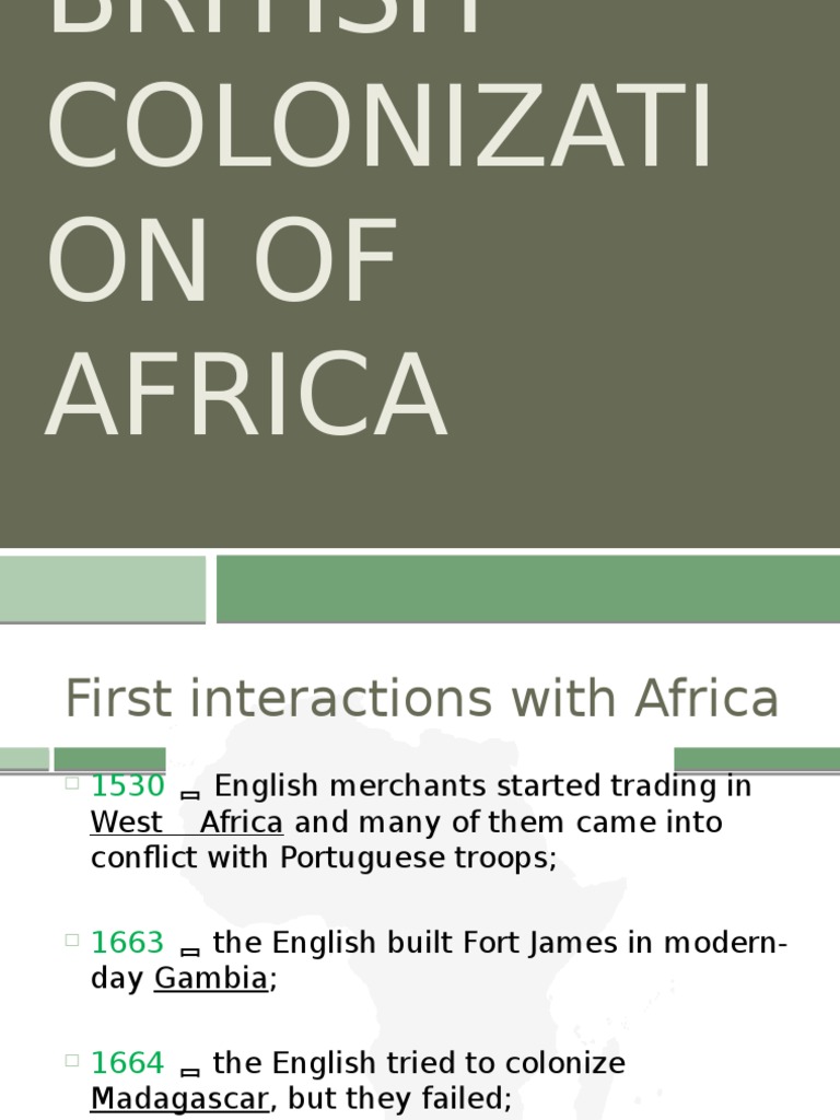 British Colonisation of Africa | PDF | Africa | British Empire