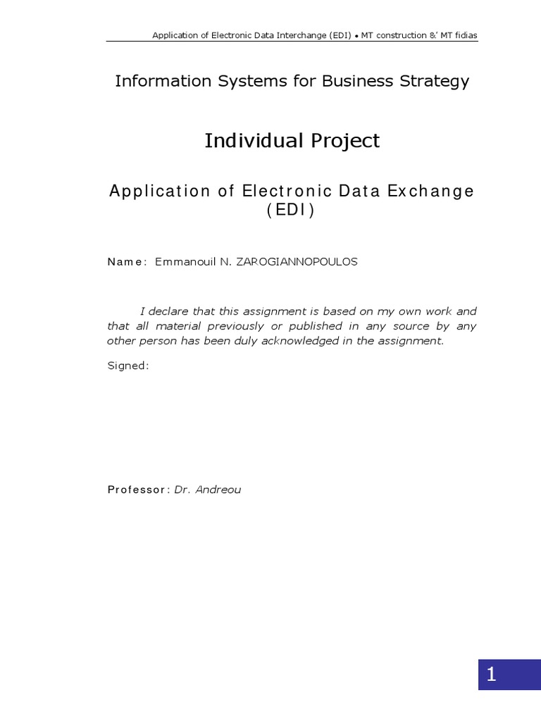 Electronic Data Exchange | PDF | Electronic Data Interchange | Email