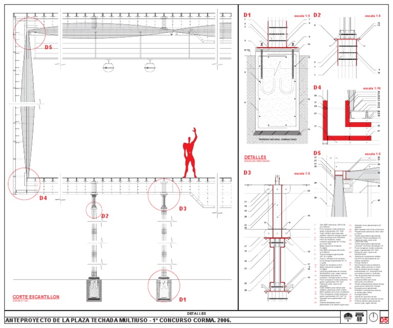 Anteproyecto Plaza Techada Multiuso | PDF