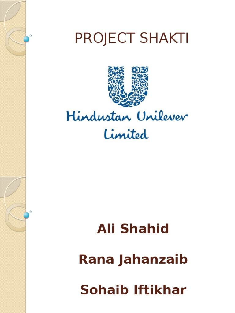 Project Shakti | PDF | Retail | Business Economics