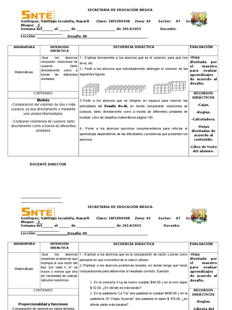 Planeacion Matematicas Pdf Educación Primaria Evaluación