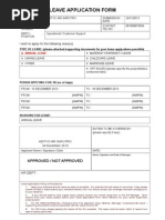 New Leave Form 07 May 2025 | PDF