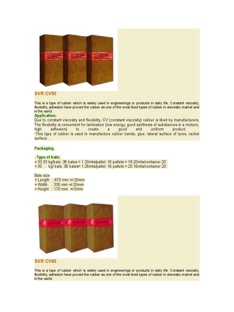 Natural Rubber Description | PDF | Natural Rubber | Adhesive