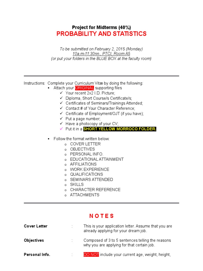 Probability & Statistics - MIDTERM PROJECT | PDF | Cognition | Further ...