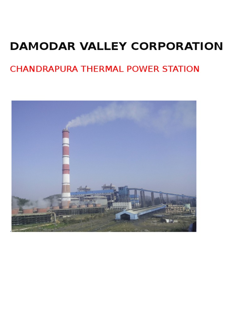 Damodar Valley Corporation: Chandrapura Power | PDF