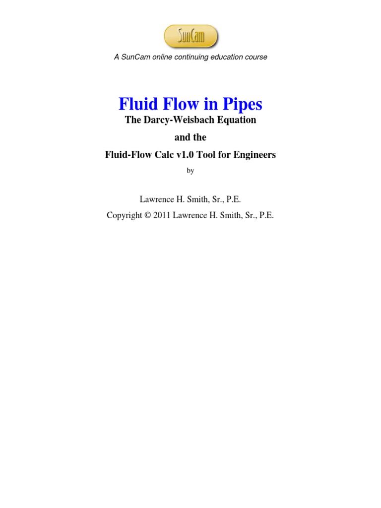 Fluid Flow in Pipes | PDF | Reynolds Number | Fluid Mechanics