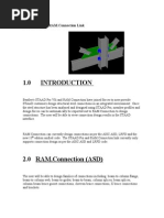 RAM Connection Design in STAAD.Pro CE | PDF | System Software | Computing