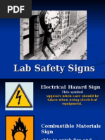 Science Lab Safety Symbols Guide | PDF | Ionizing Radiation | Flammability