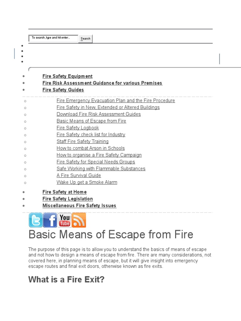 Fire Exit Building Calculation 2 | PDF | Stairs | Prevention