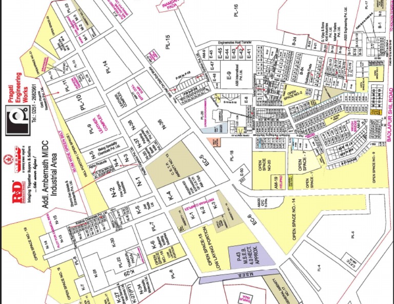 Additional Ambernath MIDC Map | PDF