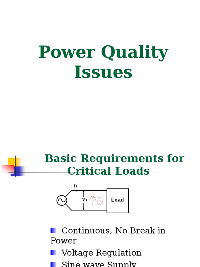 Power Quality Issues | PDF | Rectifier | Ac Power