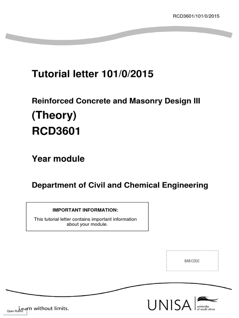 Reinforced Concrete Design Syllabus | PDF | Plagiarism | Strength Of ...