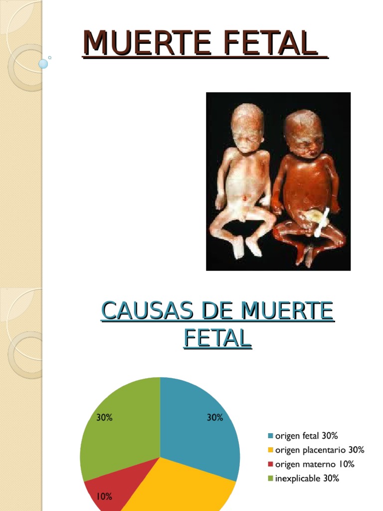 Muerte Fetal | PDF | Feto | Parto