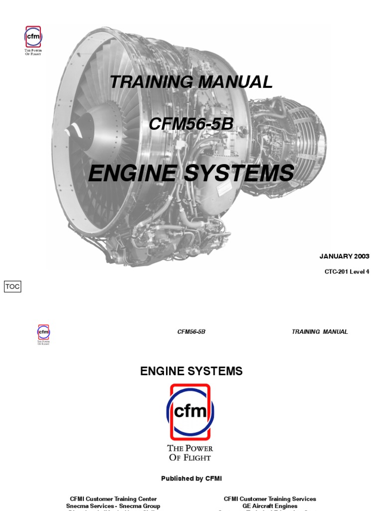 Cfm56-5b - Engine Systems | PDF | Electrical Connector | Turbine