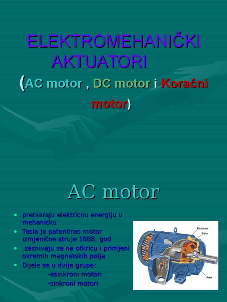 Elektromehanički Aktuatori | PDF