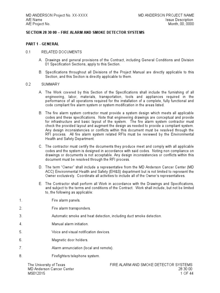 Fire Alarm and Smoke Detector System | Download Free PDF | Electrical ...