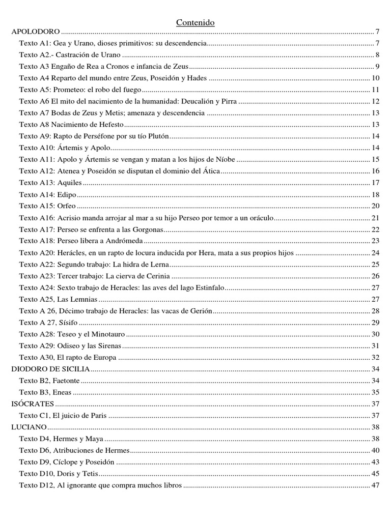 ANTOLOGIA Textos Griegos | PDF