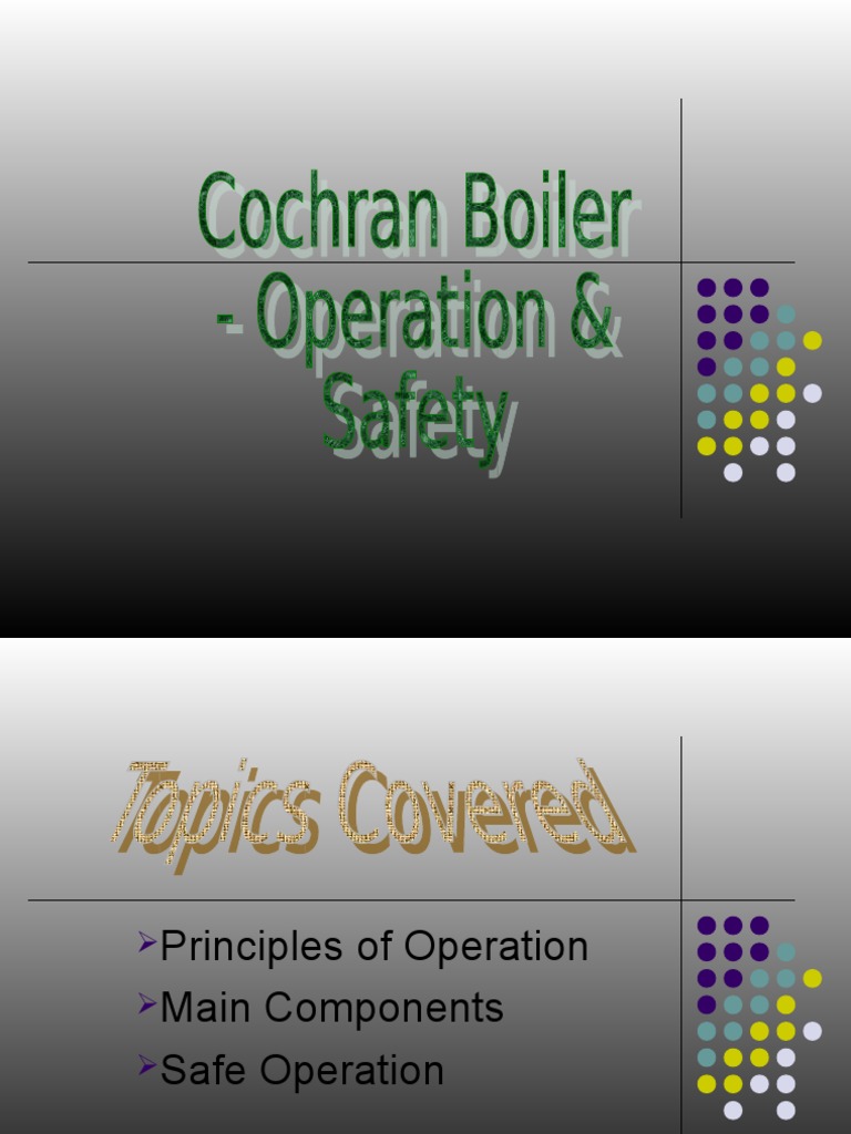 Boiler Operation and Safety Precaution | PDF | Boiler | Valve