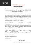 Board Resolution for ADGM Subsidiary | PDF | Board Of Directors ...