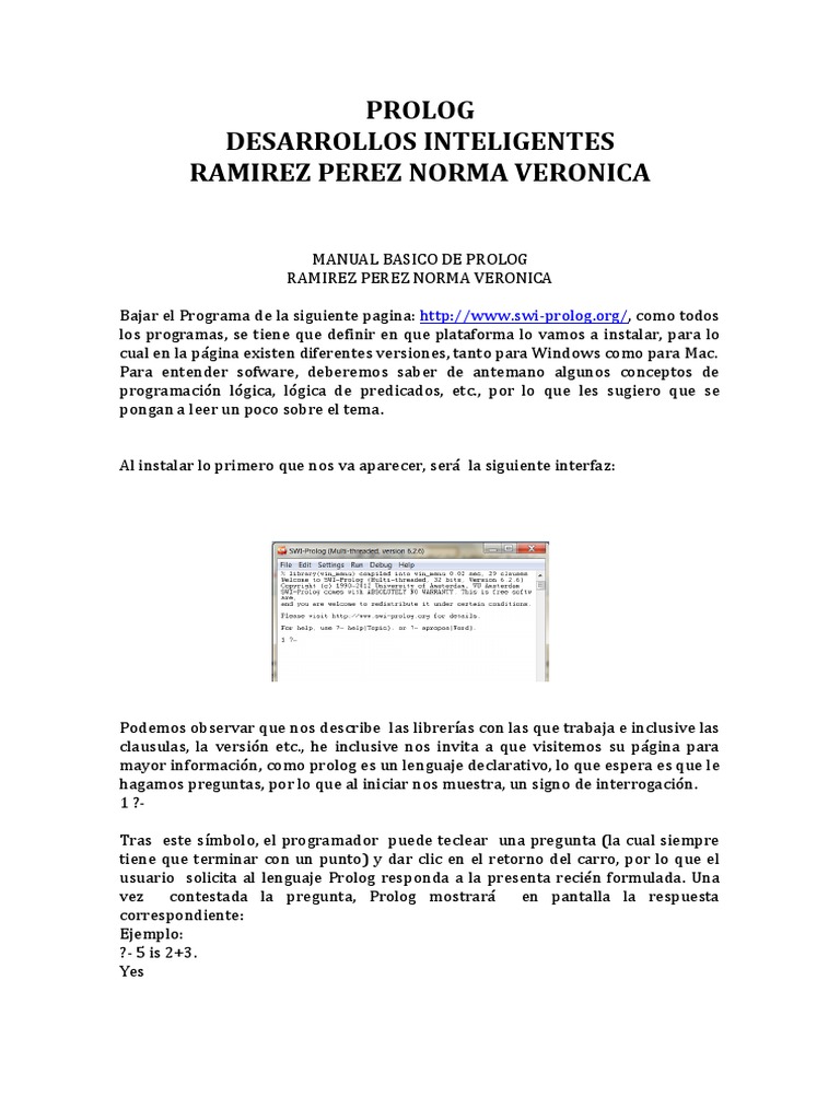 PROLOG-EJEMPLOS | Comillas | Secuencia