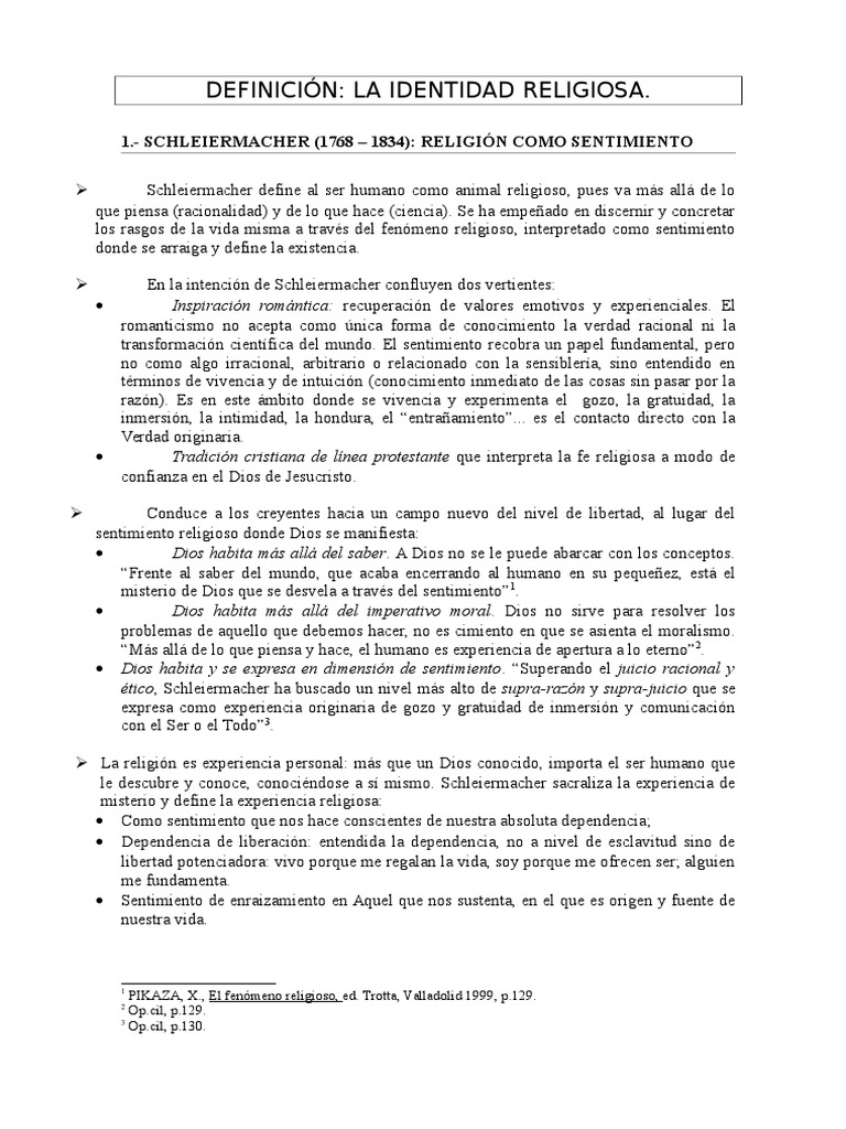 Identidad Religiosa | PDF | Amor | Dios