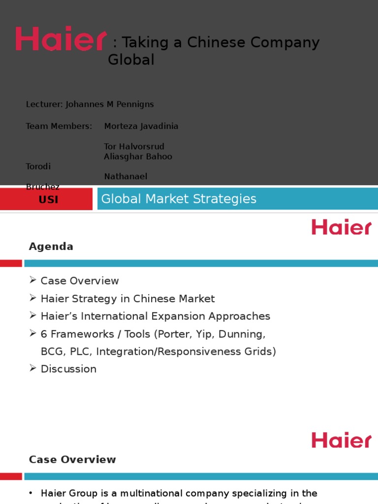 HAIER | PDF | Economies | Economics