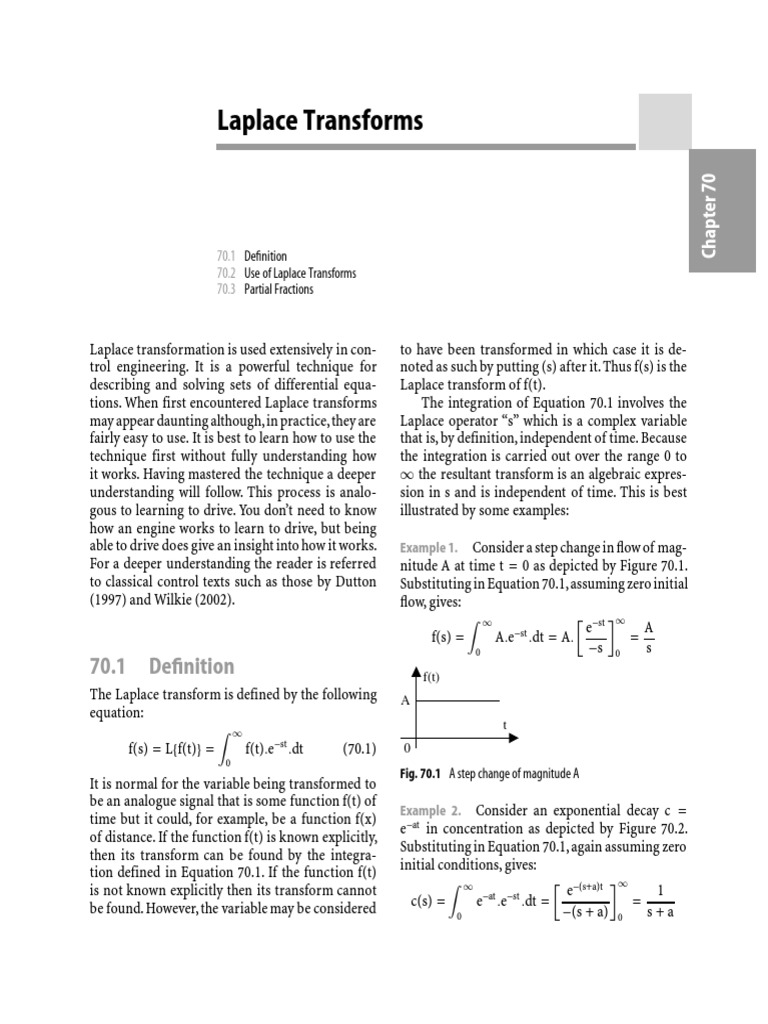 Use of Laplace Transforms Partial Fractions | PDF | Equations | Laplace Transform