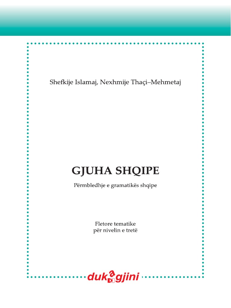 01 Gjuha Shqipe 2013 | PDF