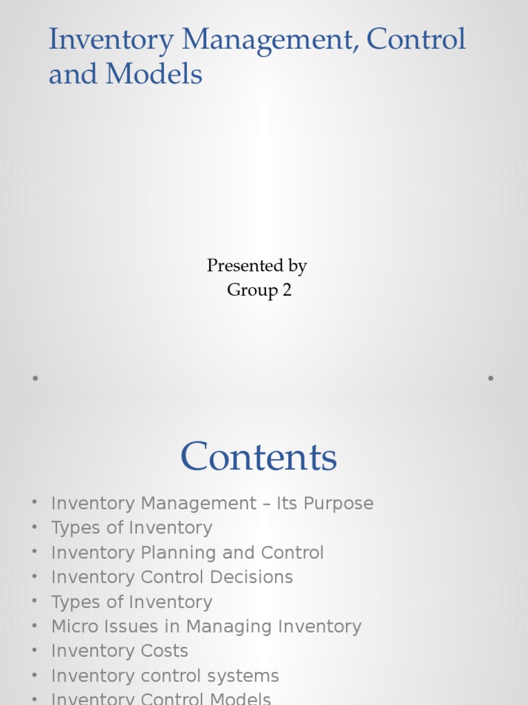 EOQ Model | PDF | Inventory | Mathematical Optimization