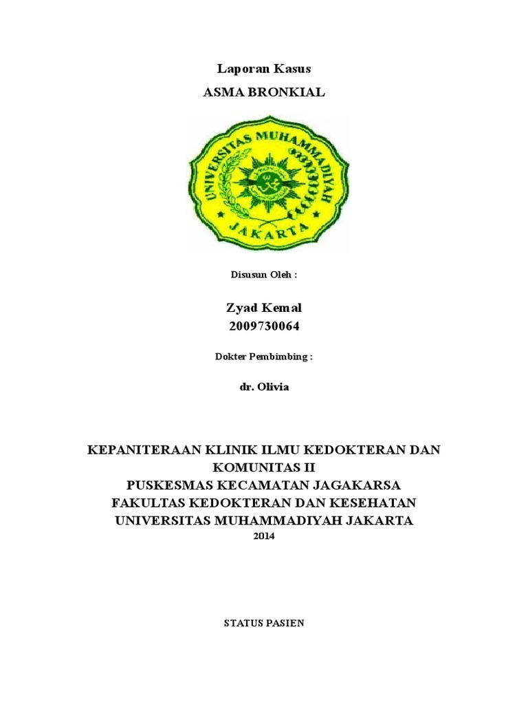 Lapkas Asma | PDF | Pengembangan Diri | Kesehatan Holistik