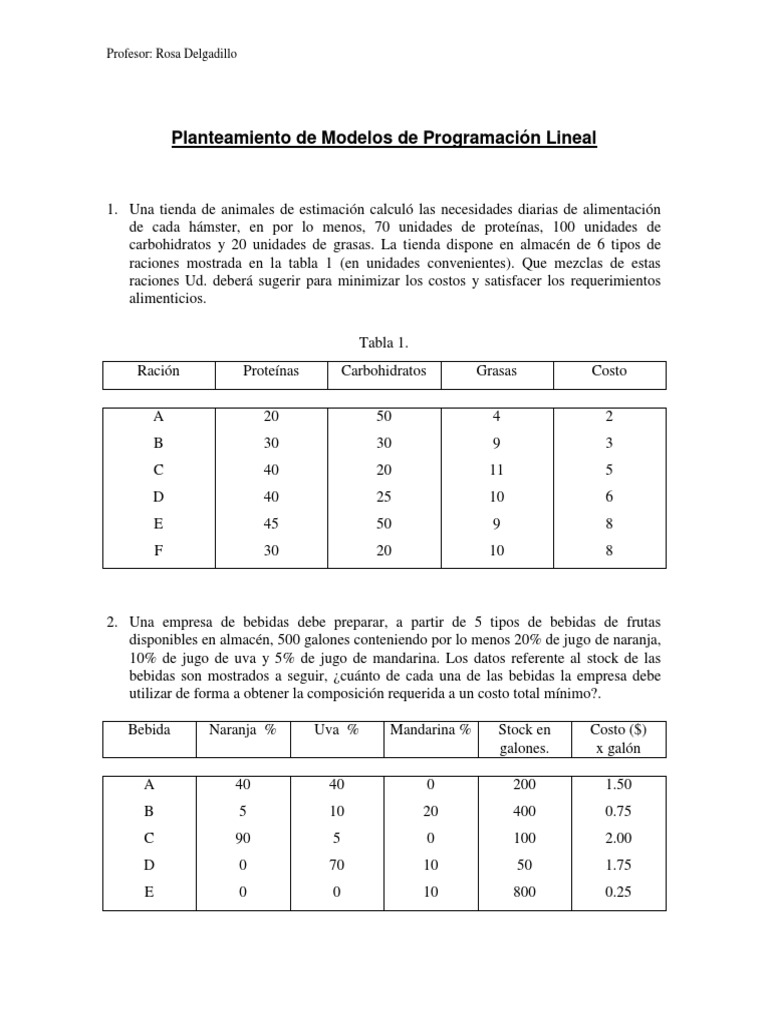 Ejercicios Modelos Lineal | PDF | Bombardeo | Bancos