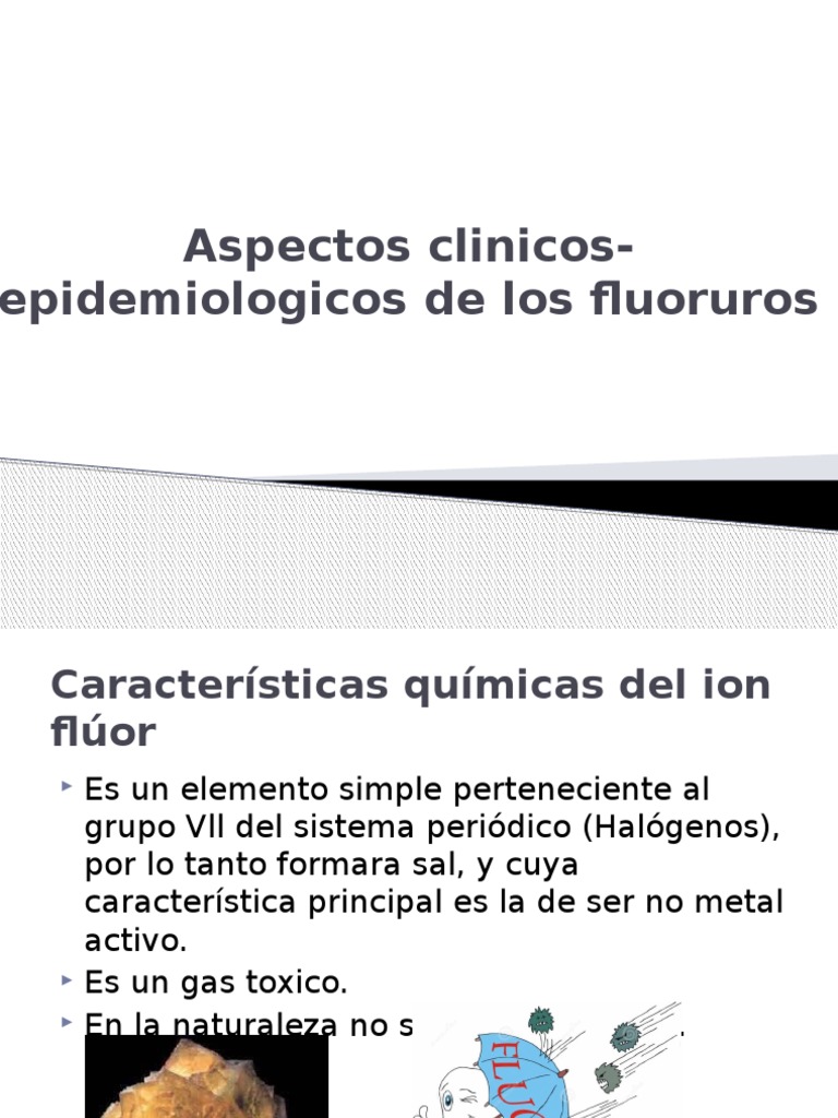 Aspectos Clinicos Epidemiologicos de Los Fluoruros | PDF | Flúor ...