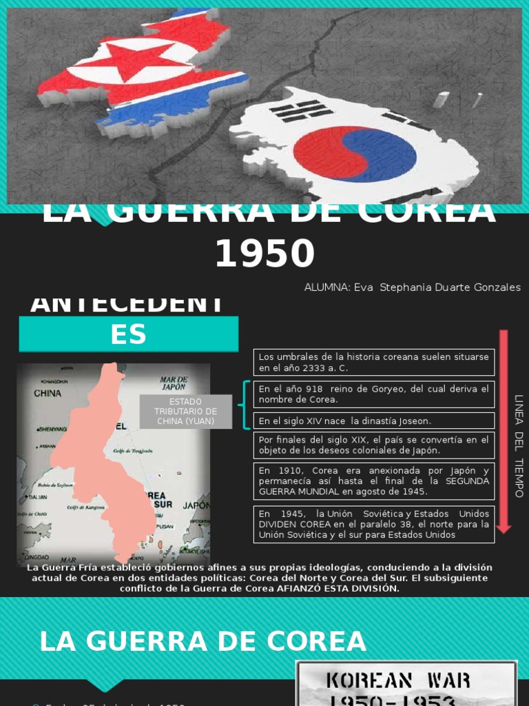 La Guerra de Corea 1950: Orígenes y Consecuencias | PDF | Corea del Sur ...