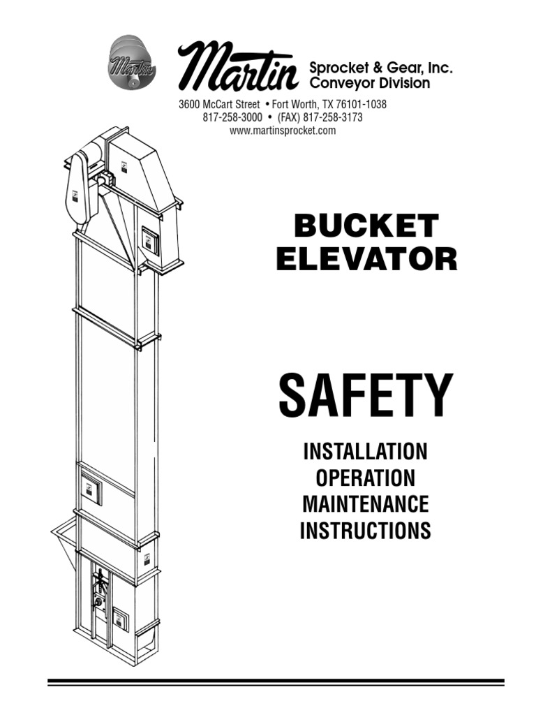 Bucket Elevator Safety | PDF | Belt (Mechanical) | Elevator